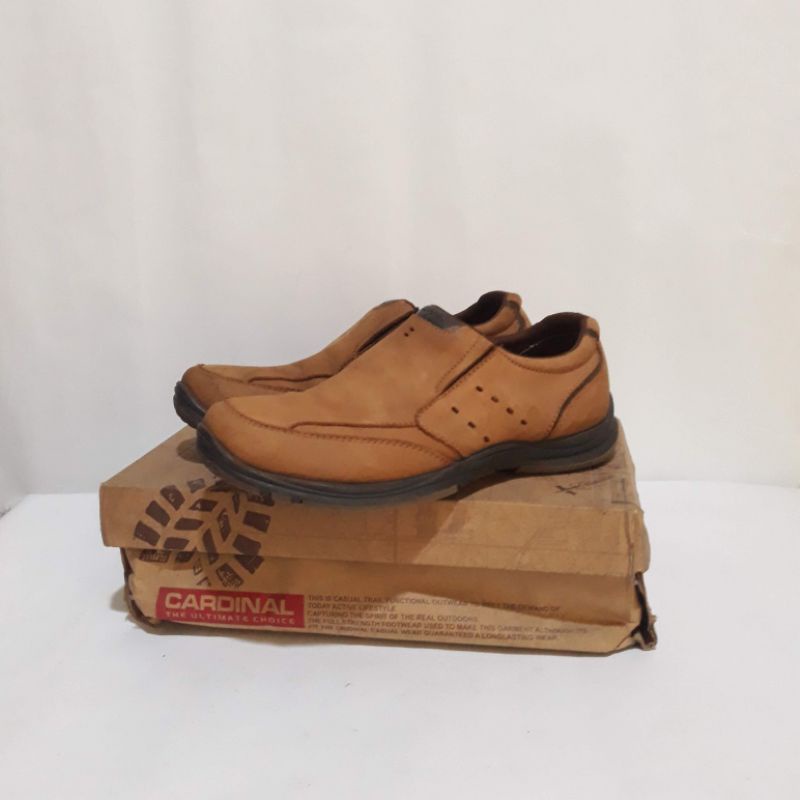 Jual Cardinal Sepatu Pria Sneakers Kulit Asli | Shopee Indonesia
