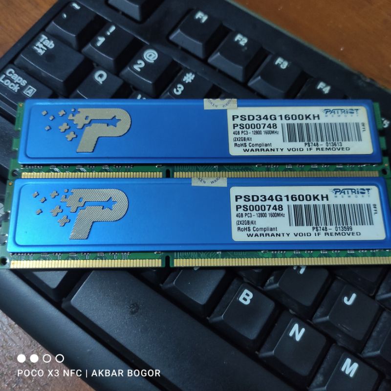 Jual Ram PC ddr3 4gb 12800 kit (2x2gb) | Shopee Indonesia
