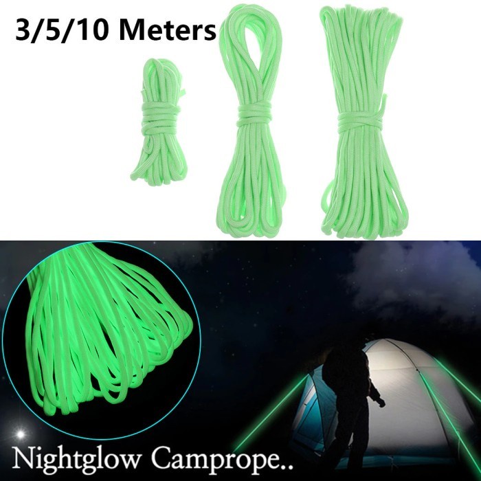 Jual Tali Paracord Camping4mm 10 Meter 7 Core Survival Tent Rope Yougle ...