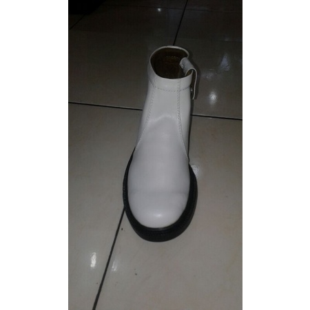 Jual sepatu boot pdh putih cowok paskibra | Shopee Indonesia