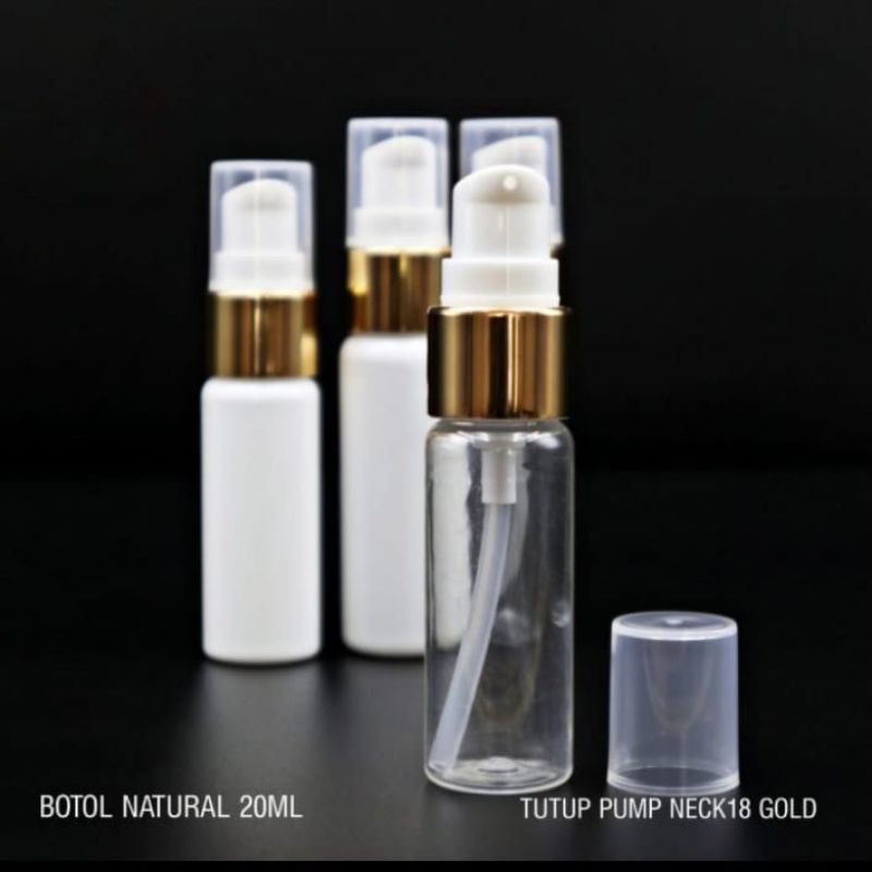 Jual BOTOL LOTION PUMP 20 ML/BOTOL PUMP TREATMENT 20 ML/BOTOL SPRAY ...