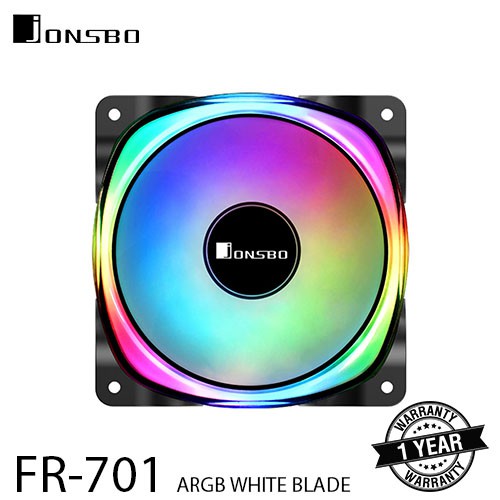 Jual JONSBO FR-701 ARGB Fan Case 5V 3Pin 12CM (WHITE BLADE) | Shopee ...