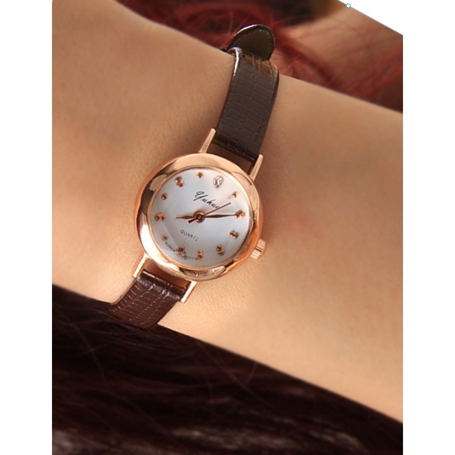Jual Jam Tangan Wanita Yuhao 02 Women Fashion Leather Watch Watches ...