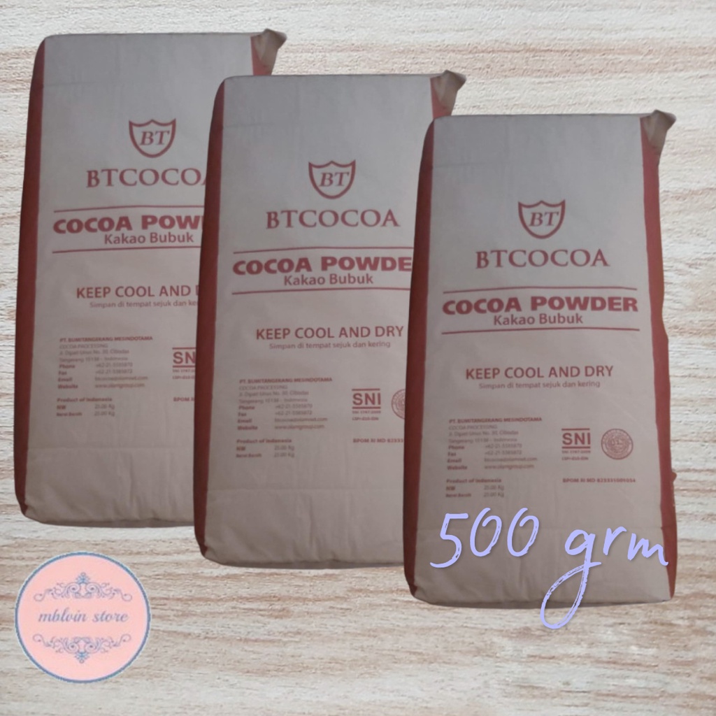Jual BT Cocoa Dark / Classic chocolate coklat bubuk murni 500 g ...