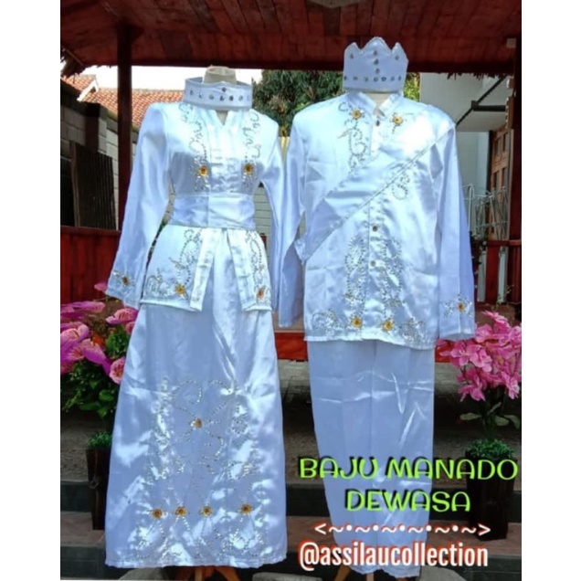 Jual baju adat nusantara manado dewasa laki/perempuan | Shopee Indonesia