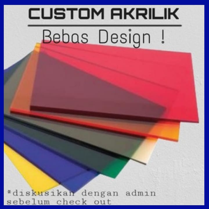 Jual custom akrilik murah bebas desain | Shopee Indonesia