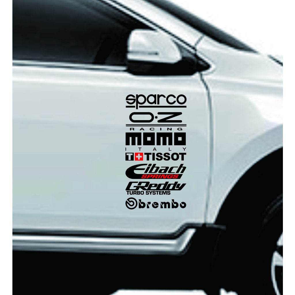 Jual stiker sponsor mobil universal murah | Shopee Indonesia