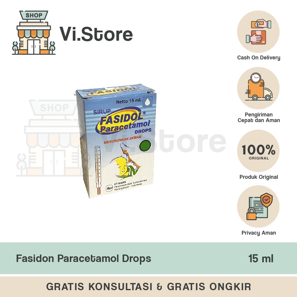 Jual Fasidol Paracetamol Drops 15 ml | Shopee Indonesia