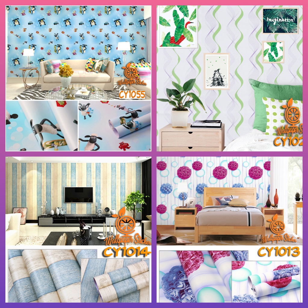 Jual Wallpaper Dinding Walpaper dekorasi dinding Stiker dinding ...