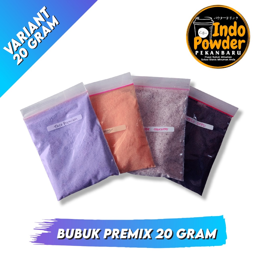Jual Bubuk Minuman Premix 20 gram / Powder Minuman All Variant Rasa ...
