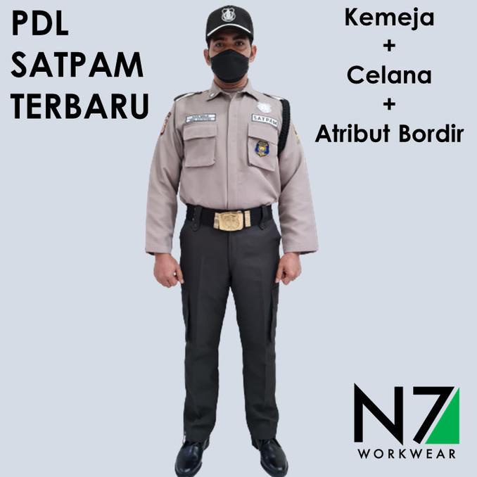 Jual SERAGAM PDL SATPAM SECURITY Pria Terbaru - GRATIS ATRIBUT BORDIR BAGUS | Shopee Indonesia