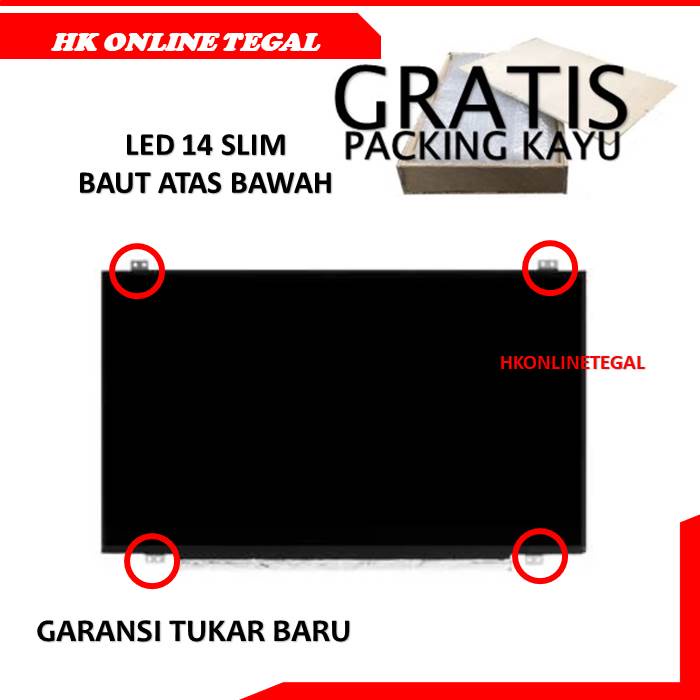 Jual LED 14 Inchi Slim 40 Pin Led Laptop | Shopee Indonesia
