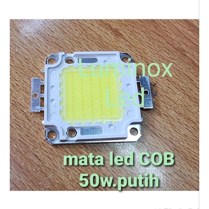 Jual mata COB led 50w 50 watt / chip pju cobra dan sorot led COB 50watt ...