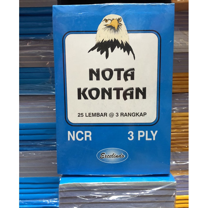 Jual Buku Bon Nota Kontan 3 ply / Rangkap 3 Kecil Excelindo (10 Buku ...