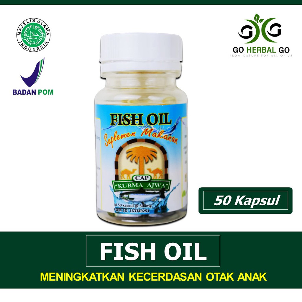 Jual Fish Oil Cap Kurma Ajwa | Shopee Indonesia