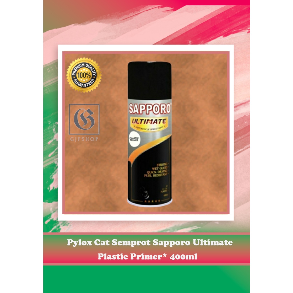 Jual Pylox Cat Semprot Sapporo Ultimate Plastic Primer* 400ml | Shopee ...