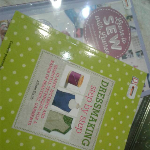 Jual Learn to sew with Lauren & Dressmaking step by step | Shopee Indonesia