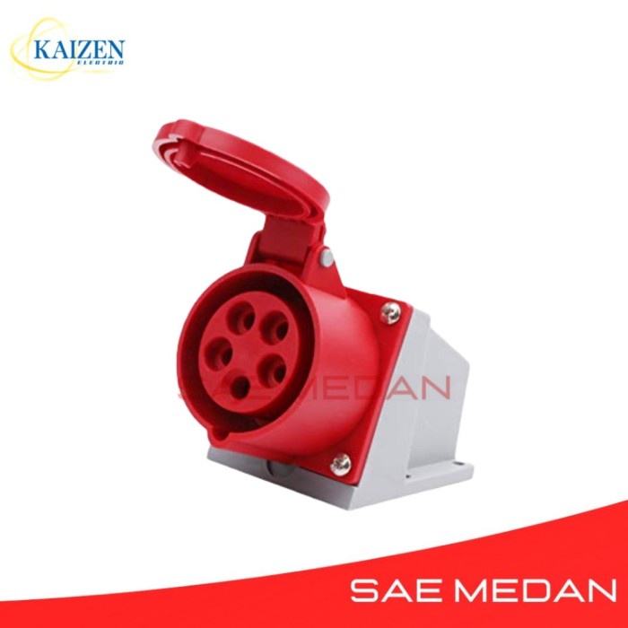 Jual Surface Mounting Socket 5 Pin 32A 125 Soket Dinding CEE untuk ...