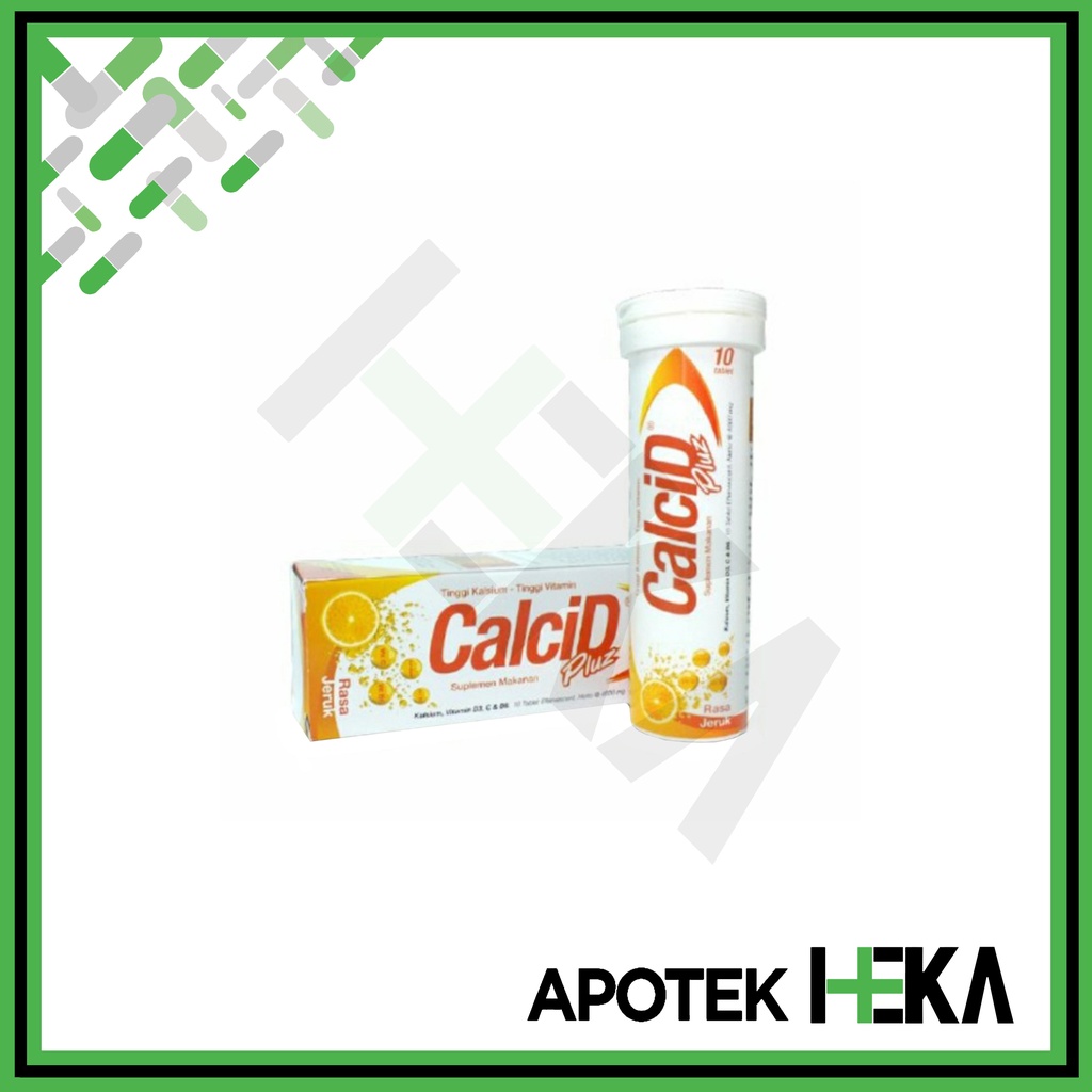 Jual Calcid Plus Effervescent - Vitamin C 1000 isi 10 Tablet | Shopee ...