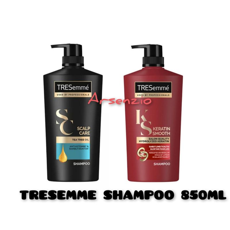 Jual TRESEMME Shampoo keratin Smooth - Scalp Care 850ml | Shopee Indonesia