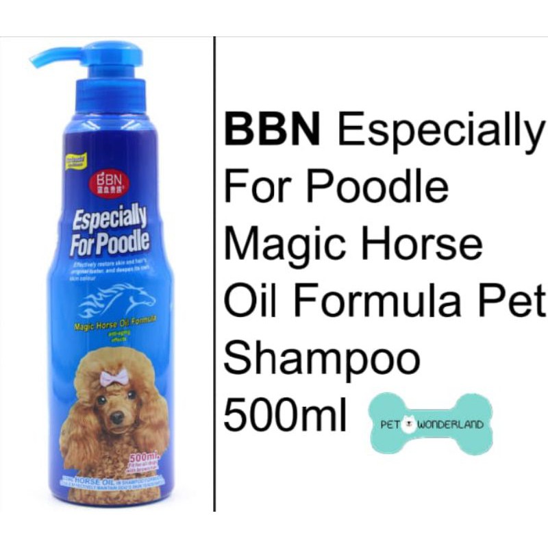 Jual BBN Shampoo Poodle Magic Horse Oil Formula 500 ML - Shampoo Poodle ...