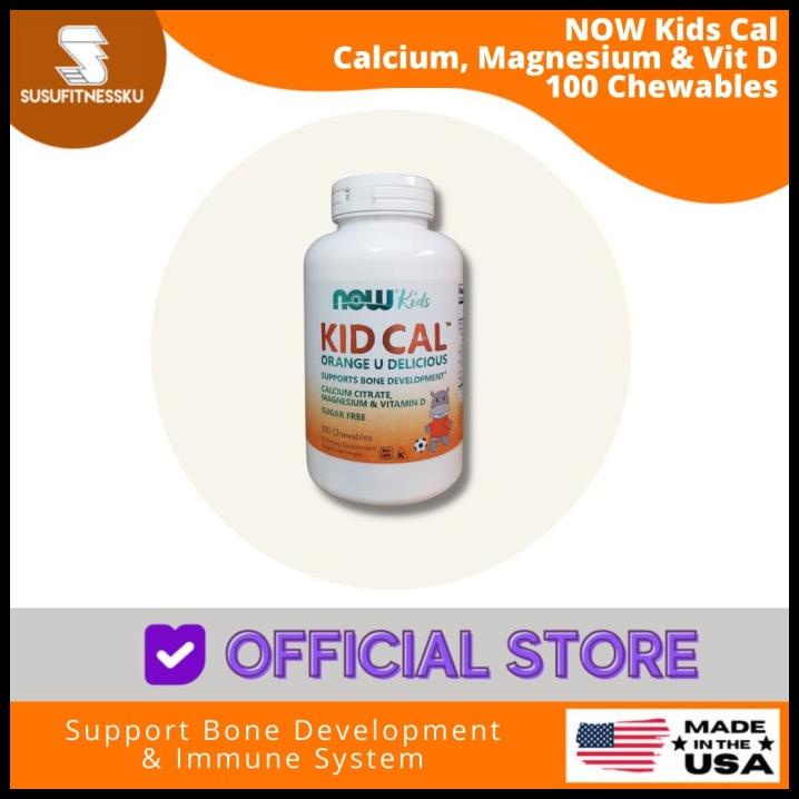 Jual Now Foods Kid Cal Chewable Calcium 100 Chewables Kid-Cal | Shopee ...
