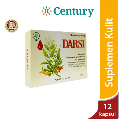 Jual Darsi 550mg 12 Kapsul | Shopee Indonesia