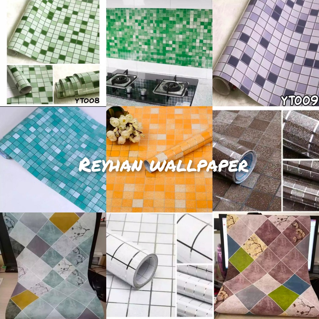 Jual STIKER DAPUR MOZAIC ANTI MINYAK ANTI PANAS ANTI AIR SET KAMAR ...