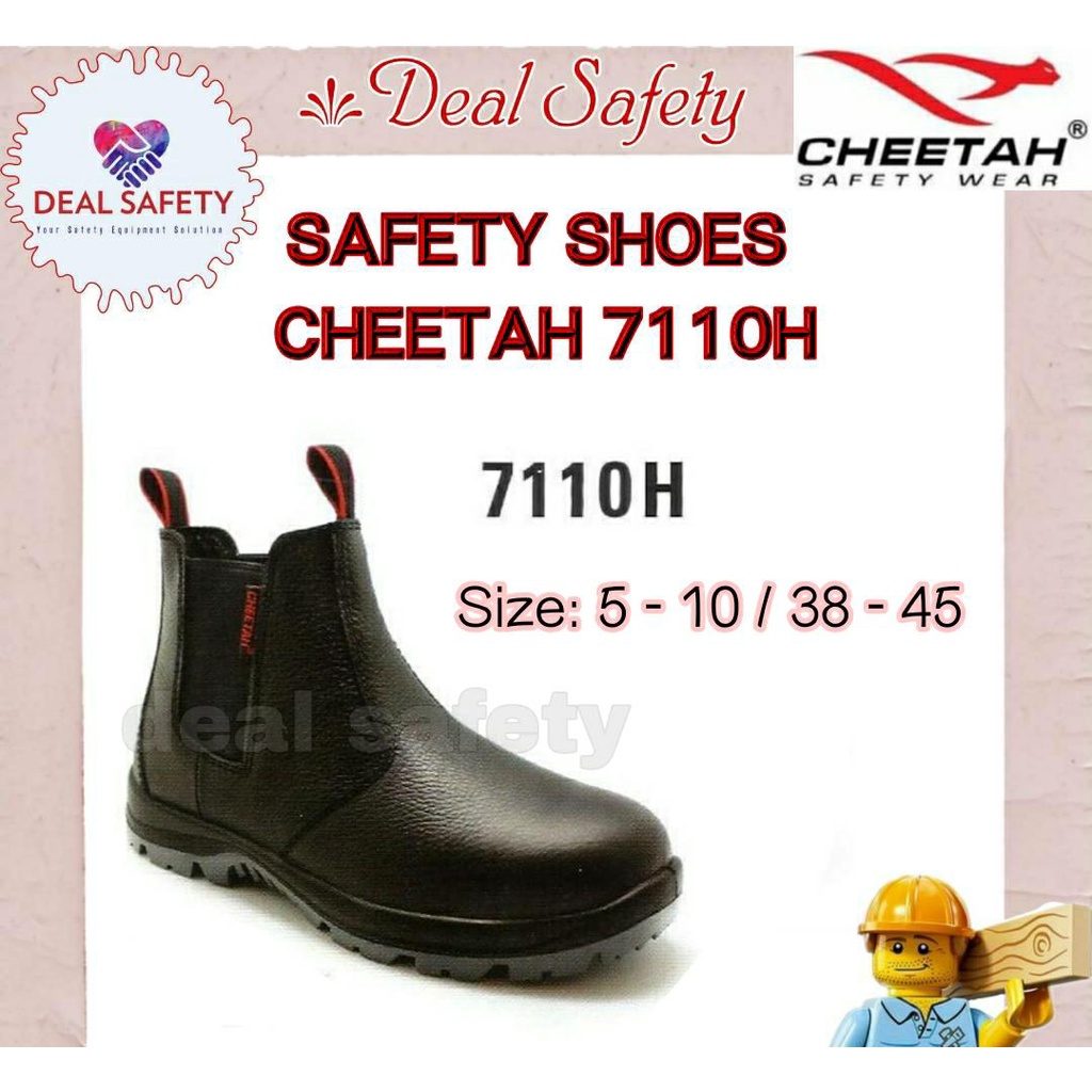 Jual Safety Shoes Cheetah 7110H / Sepatu Safety Cheetah 7110H | Shopee ...