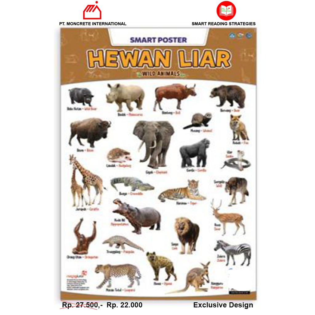 Jual SMART POSTER HEWAN LIAR | Shopee Indonesia