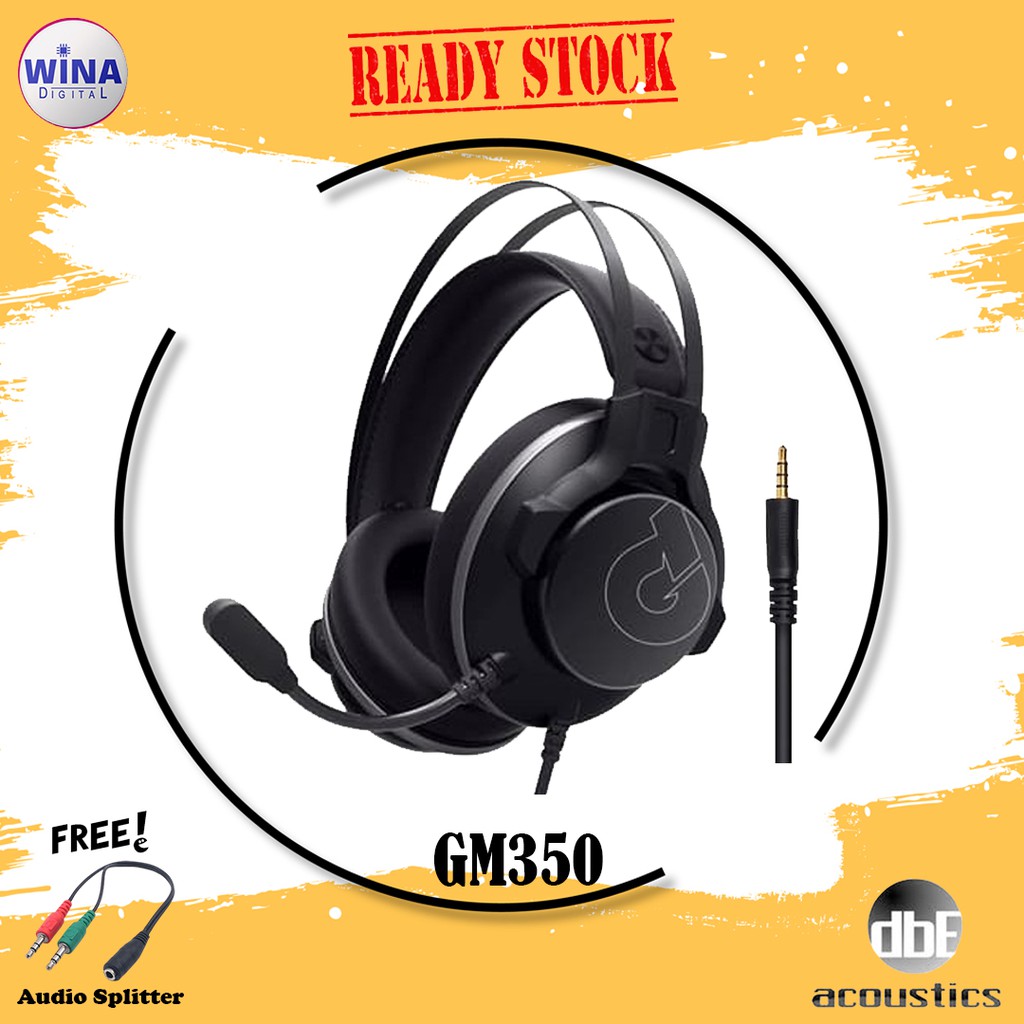 Jual Headphone Gaming Over Ear dBE GM 350 Gaming Pro Headphone With 3 ...