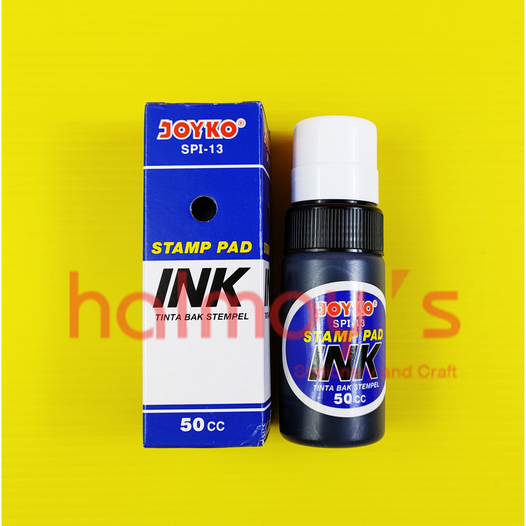 Jual TINTA BAK STEMPEL / STAMP PAD INK JOYKO SPI - 13 WARNA HITAM ...