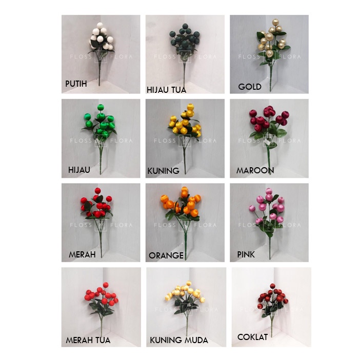 Jual Aksesoris Bunga Palsu / BELI 1 GRATIS 1 / Bola x5 | Shopee Indonesia
