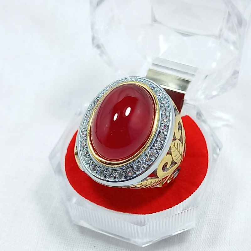 Jual batu red baron asli natural siap pakai | Shopee Indonesia