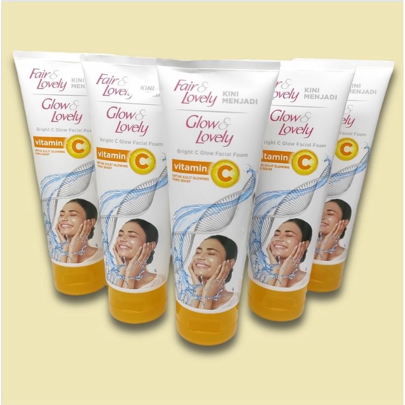 Jual Facial Foam Fair&Lovely Glow&Lovely Vitamin C 100ml//Fair&Lovely ... Jual Facial Foam Fair&Lovely Glow&Lovely Vitamin C 100ml//Fair&Lovely ...