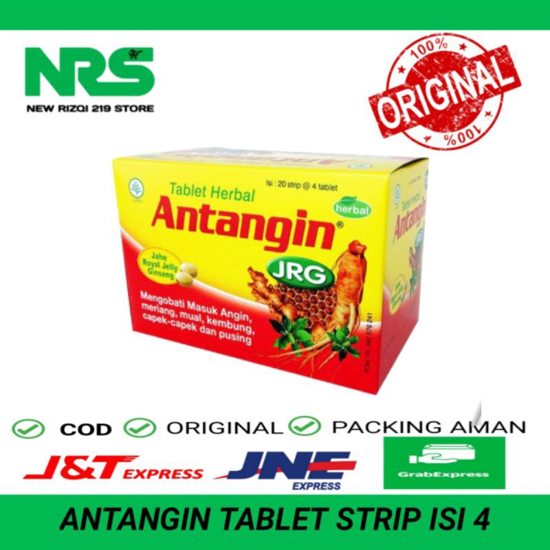 Jual ANTANGIN JRG TABLET STRIP ISI 4 / MEREDAKAN MASUK ANGIN | Shopee ...