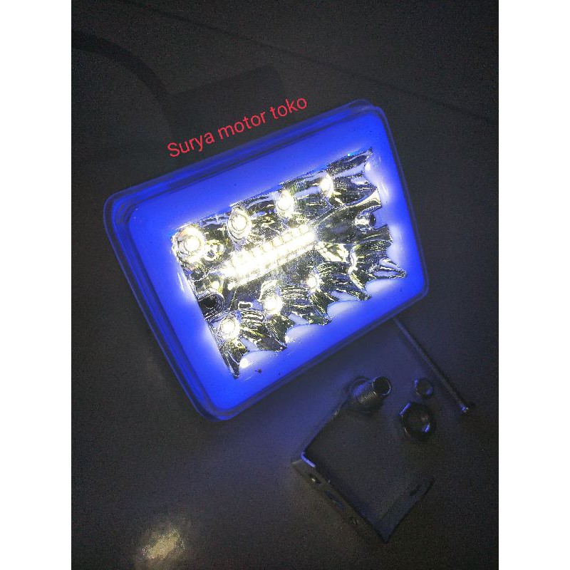 Jual lampu tembak sorot Cwl,16 mata led plus,AE Ring blue trobo ...