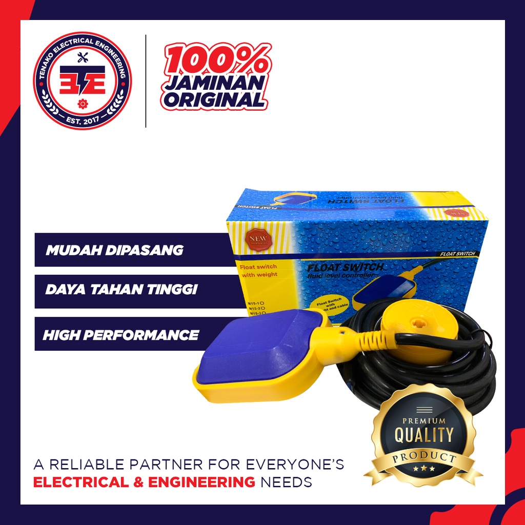 Jual Float Switch Kabel Pelampung Sensor Pompa Celup Float Level Switch Shopee Indonesia