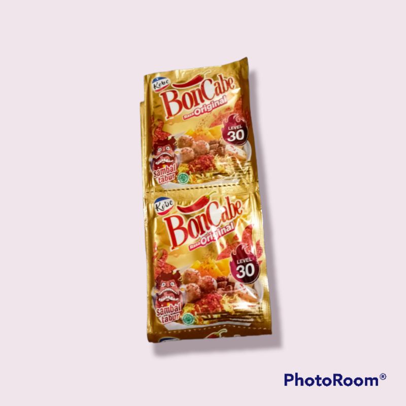 Jual KOBE BON CABE RASA ORIGINAL LEVEL 15-30-50 (12 PCS) | Shopee Indonesia