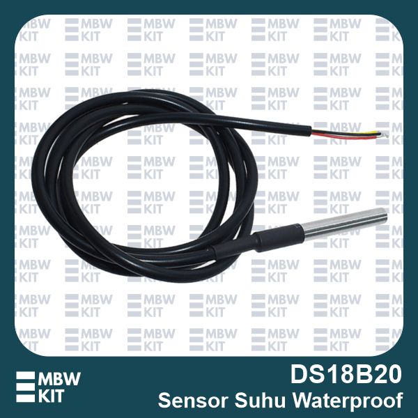 Jual Sensor Suhu Ds18b20 Waterproof Stainless Steel Temperature Sensor