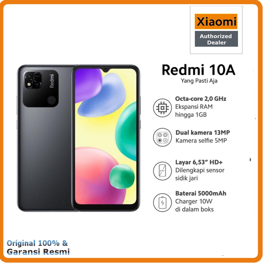 Jual Xiaomi Redmi 10A , 10C , 9C Resmi TAM Original Segel | Shopee ...