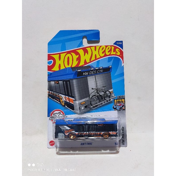 Jual Hot Wheels Aint Fare School Bus Blue - K2022 | Shopee Indonesia