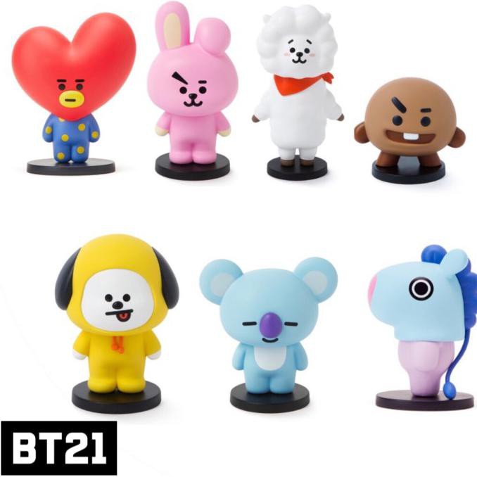 Jual ACTION FIGURE BTS BT21 ARMY BANGTAN BOYS KPOP IDOL MODEL TOPPER CAKE - BT21 | Shopee Indonesia