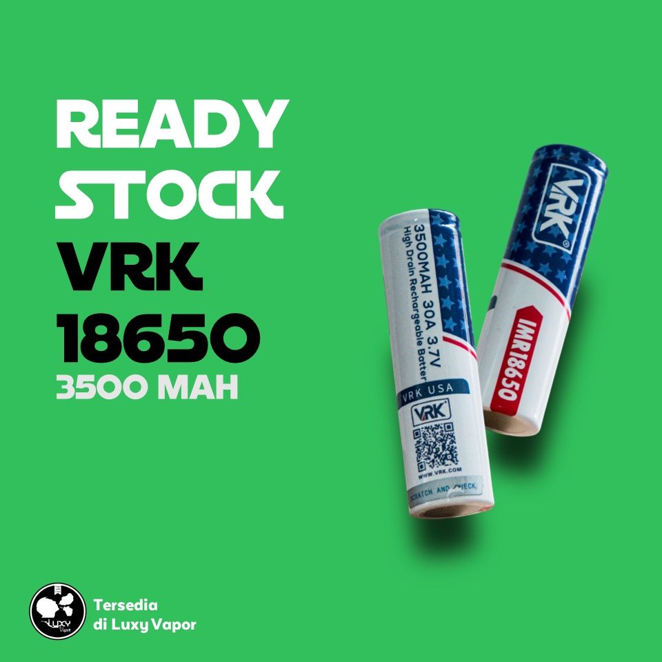 Jual Baterai VRK 18650 Oriiginal 3500 Mah | Shopee Indonesia