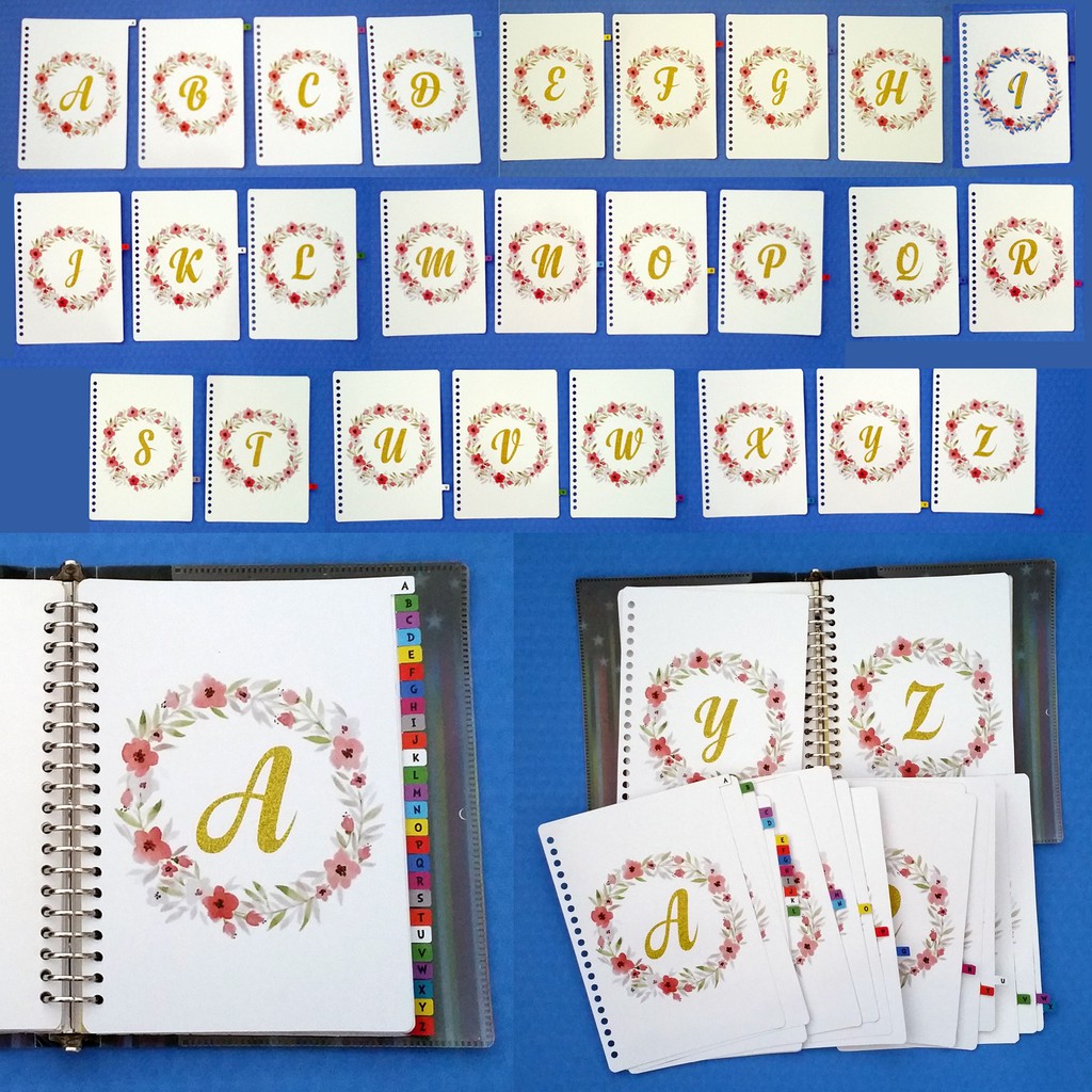 Jual Pembatas binder huruf alfabet murah | Shopee Indonesia