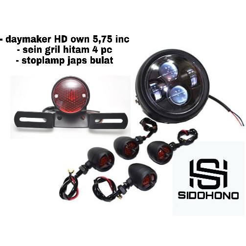 Jual Lampu depan daymaker own set sein gril dan stoplamp japstyle GL MP ...