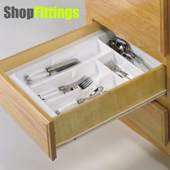 Jual Modelline Rak Sendok Plastik Laci Dapur Kitchen Drawer Utensil ...