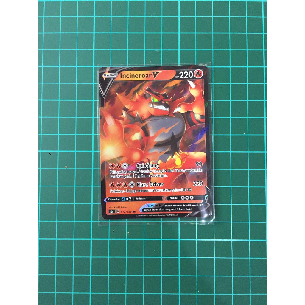 Jual Incineroar V RR Kartu Pokemon TCG Indonesia | Shopee Indonesia
