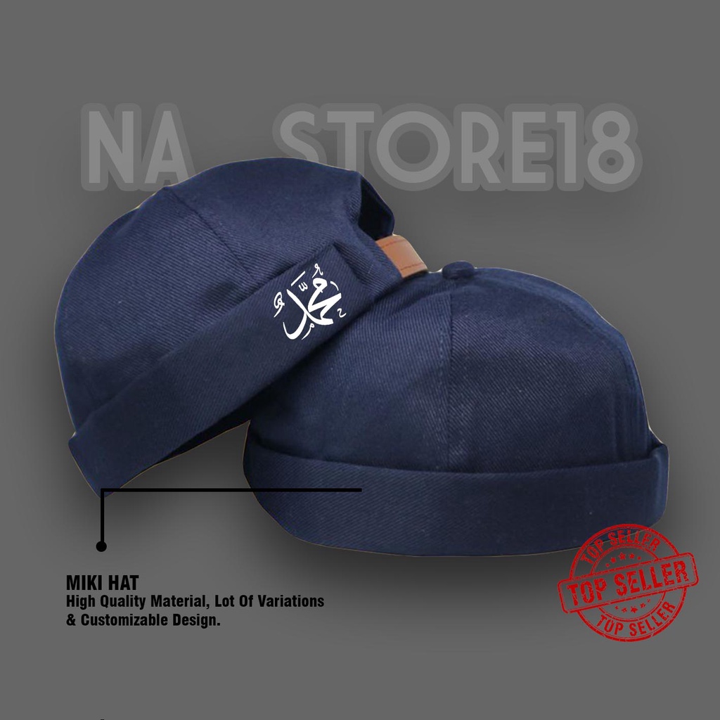 Jual TOPI MIKI HAT ISLAMI PECI MIKI HAT PROPHET TOPI PECI ISLAMI HIJRAH ...
