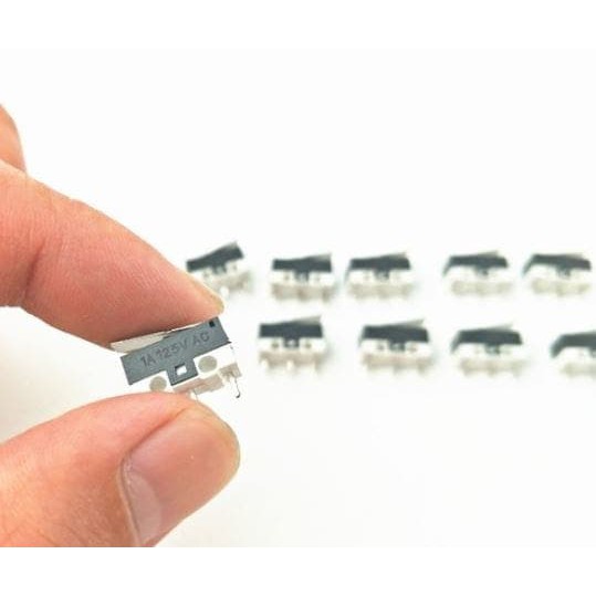 Jual Limit mouse micro switch 5mm pitch 1A 125V button 3p Stalk Common ...